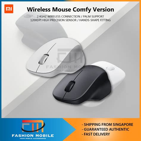Xiaomi Mi Wireless Mouse Comfy Edition 24ghz 1200dpi Comfortable Version Computer Mice Windows