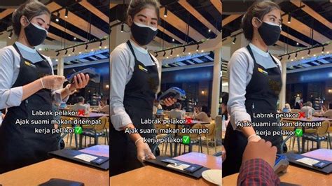 Viral Aksi Istri Labrak Pelakor Ajak Suami Makan Di Tempat Kerja