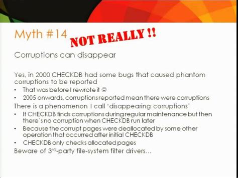 Pass Data Community Summit Talk More Dba Mythbusters From Pass Data