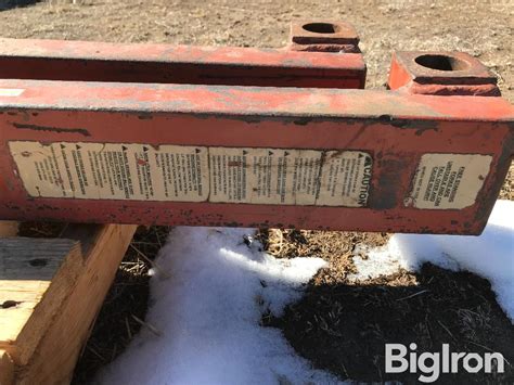 Telehandler Forks And Mounting Pin Construction Bigiron