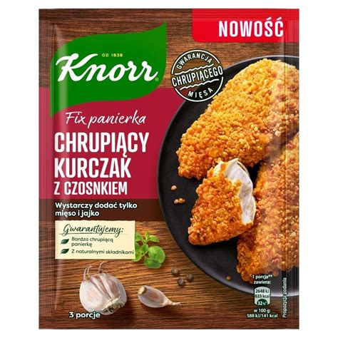 Knorr Fix Panierka Chrupiący Kurczak Z Czosnkiem 70 G Zakupy Online Z