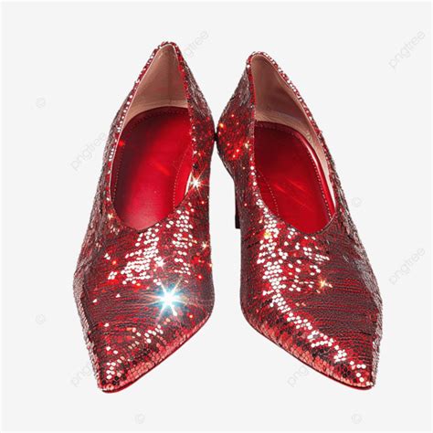 Ruby Slippers With Sparkles Ruby Slippers Elegance Ruby Png
