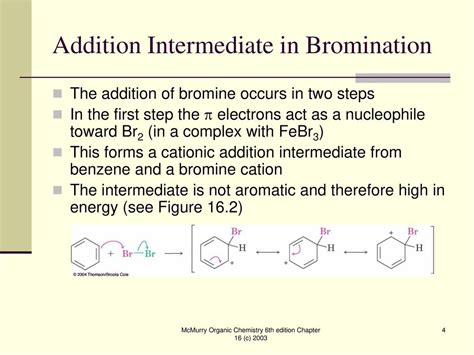 16 Chemistry Of Benzene Electrophilic Aromatic Substitution Ppt