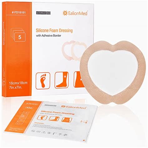 Sacral Silicone Foam Dressing With Border For Sacrum Ulcer Pressure Ulcer Butt Bed Sore Size