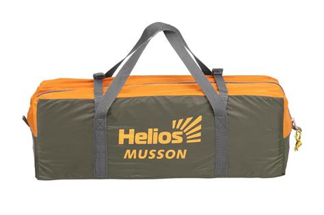 Палатка Helios Musson 2 Серый, Оранжевый — купить по цене 9715 руб. в ...
