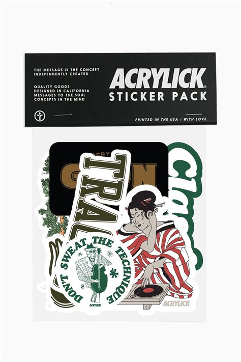 Rooted Sticker Pack Shopperboard