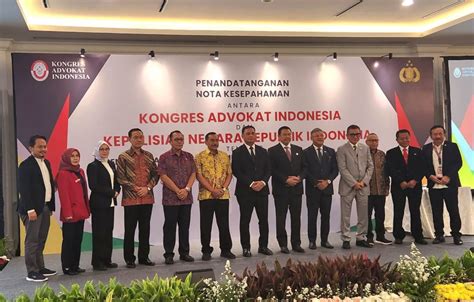 Bersinergi KAI Polri Tanda Tangani Nota Kesepahaman Tentang