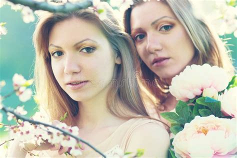 Woman Twins Stock Image Image Of Fresh Background Beautiful 31585323
