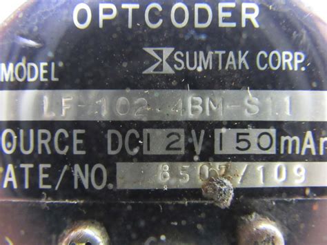 sumtak lf 102 4bm s11 optcoder spindle encoder from okuma lc20 2sc