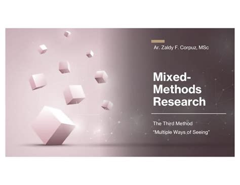 Mixed Method Research Pptx