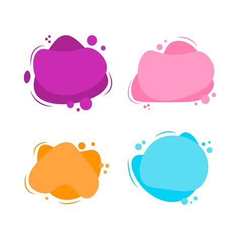Fluid Graphic Shape Element Design Vector Background Or Liquid Abstract