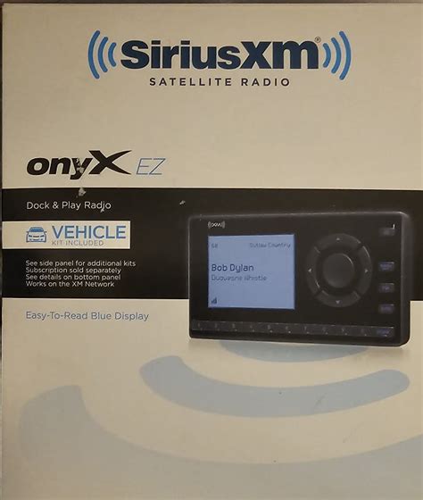 Sirius Xm Onyx Ez Vehicle Kit Xez V Dock And Play Satellite Reverb