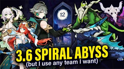 My REVENGE In 3 6 Spiral Abyss Floor 12 Ft 5 Star Teams C4