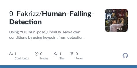 Github 9 Fakrizzhuman Falling Detection Using Yolov8n Pose Opencv