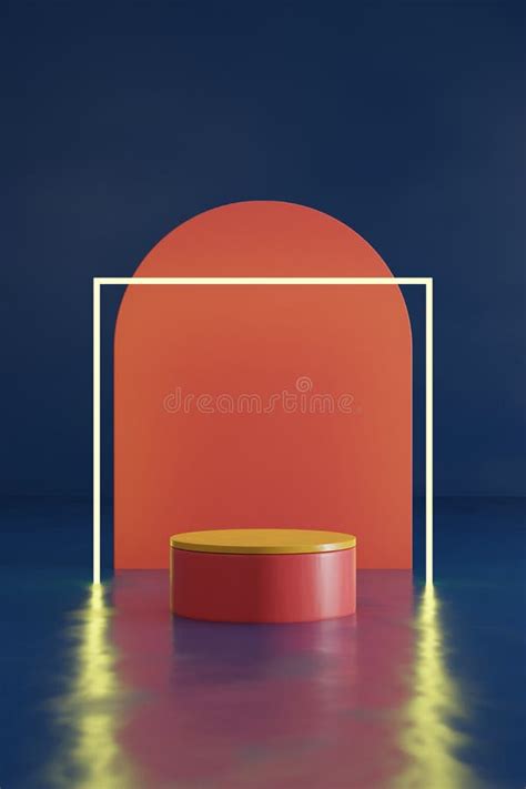 3d Podium With Copy Space For Product Display Presentation Stock