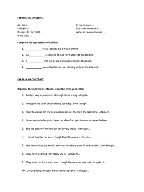 Useful Expressions Pdf