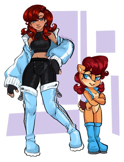 Sally Acorn Human Design By Lilredgummie On Deviantart