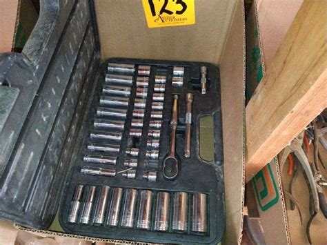 Atd Socket Set Missing Sockets W Case Assiter Auctioneers