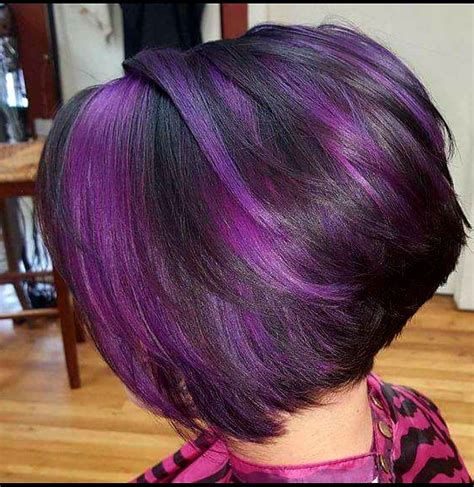 Purple Hair Color Ideas For Short Hair Warehouse Of Ideas