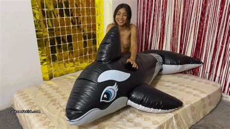 Alex Inflates Small Whale By Mouth Hd 1920x1080 Custom Fetish