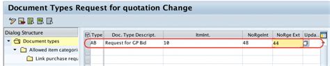 Sap Mm Define Document Types For Rfq Quotation