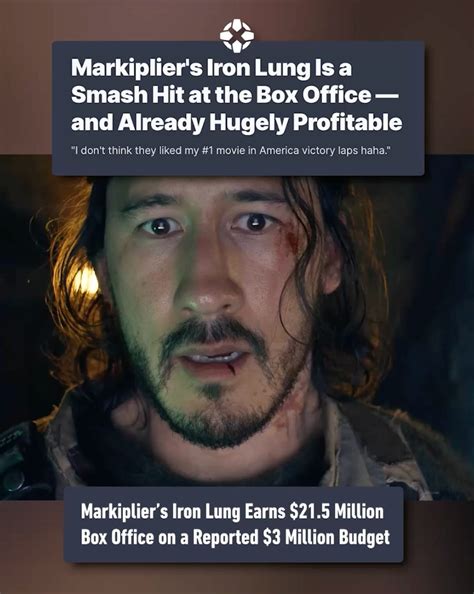 Markipliers Iron Lung Earned 21 5 Million On A Reported 3 Million