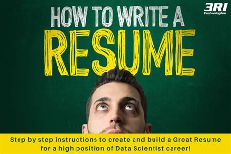 how to write an effective resume of a data scientist in 2024 3ri