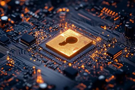 3d Render Of A Cpu Microchip Motherboard Circuit With Technology Background Premium Ai