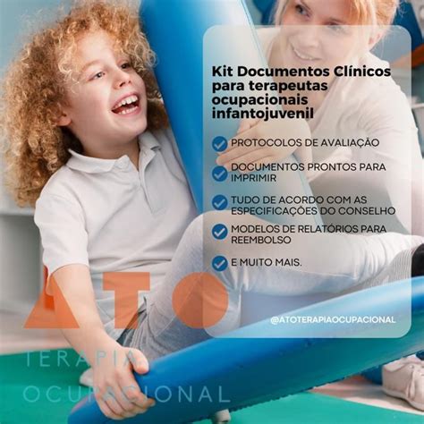 Kit Doc Clínica Infantojuvenil para Terapeuta Ocupacional Ato Terapia