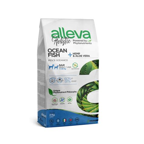 Храна за кучета Alleva Holistic Adult Medium Maxi с океанска риба
