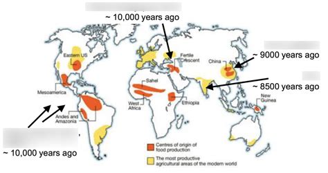 Origins Of Agriculture And Domestication Diagram Quizlet