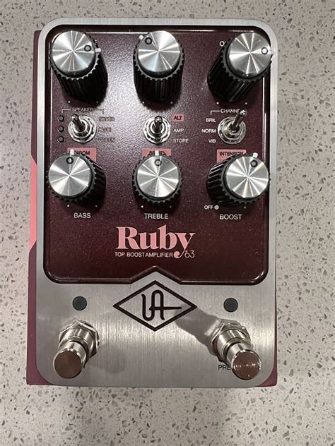 Universal Audio Ua Ruby Vox Ac Pedal Reverb