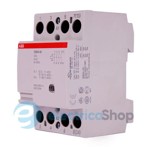 ESB 63-40 Контактор модульный Abb 63 Ампер 230V~— купить в Киеве, цена ...