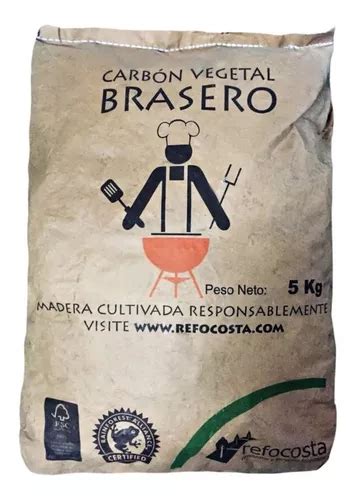 Bolsa De Carbón Vegetal De 5 Kg Brasero Mercadolibre