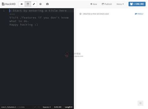 Hackmd基於markdown筆記共享網 網站導航