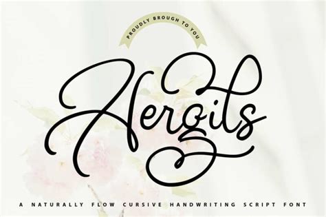 84 Cursive Fonts With Stylish Flow Design Work Life