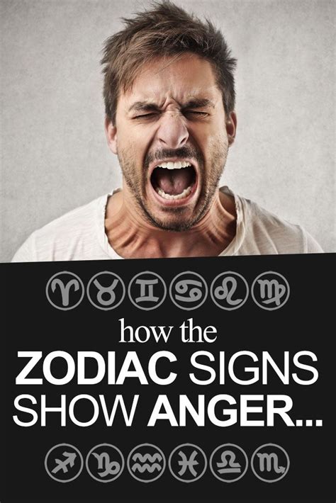 How Each Zodiac Sign Shows Anger Zodiac Signs Zodiac Signs
