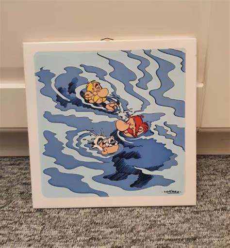 VILLEROY BOCH KACHEL Fliese Asterix Obelix Sammeln Selten Rar 20x20 Cm
