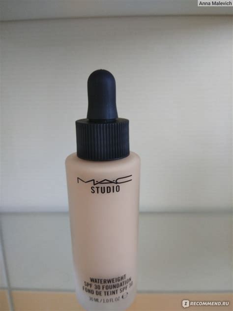 Тональная основа MAC Studio waterweight spf 30 foundation - «Здравствуй ...