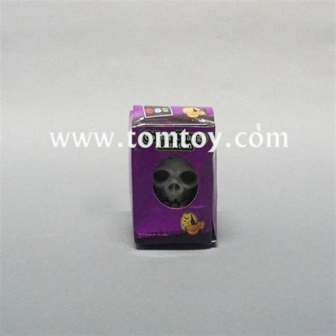 Light Up Halloween Led Skull Head Lantern Tomtoy