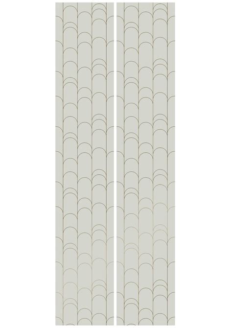 KEK Amsterdam Lignes dorées papier peint 100x280cm sable or MW 068