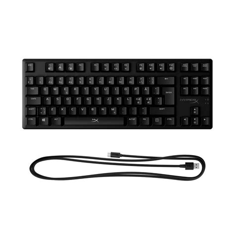 HyperX Alloy Origins Core PBT HX Mėlyna - mechaninė žaidimų klaviatūra ...