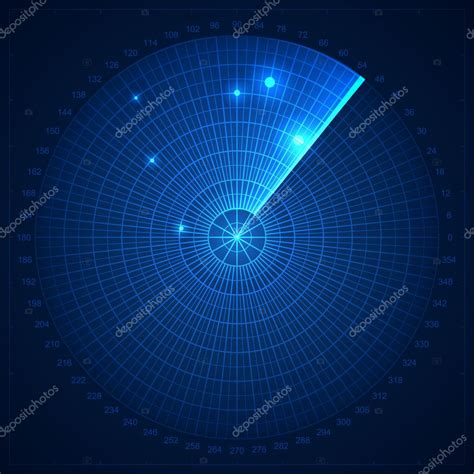 Blue Radar Screen Stock Vector By ©jakegfx 15869735