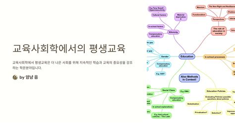 교육사회학에서의 평생교육