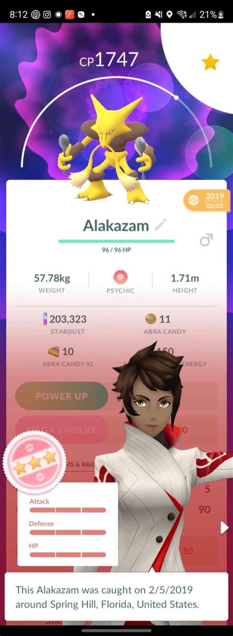 My Alakazam Vs My Wifes Alakazam R Pokemongo