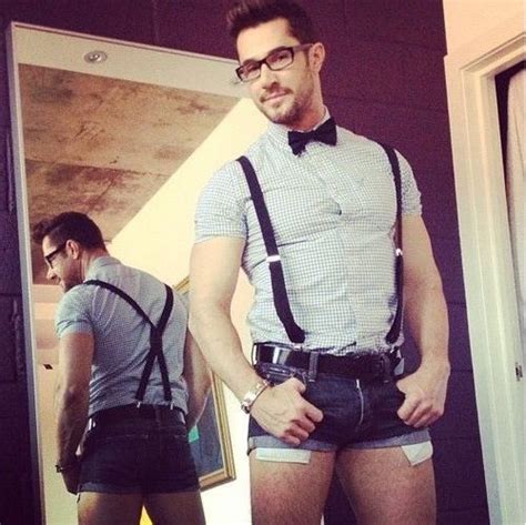 Costumed Nerd Hunk Sexy Men Hipster Man Guys