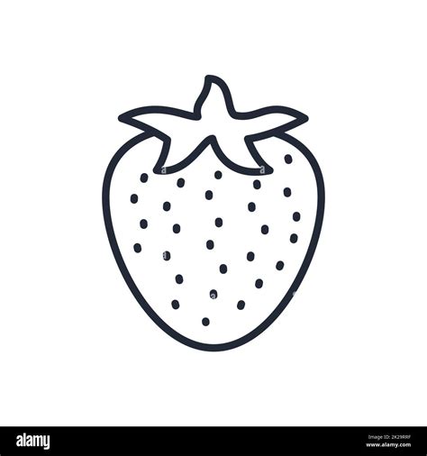 Strawberry Drawing Outline