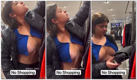 Kerolay Chaves Exibicionista Mostrando Os Peitos No Shopping Cnn Amador