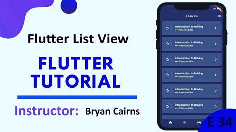 Flutter 34 Listview Example Introduction To Flutter Development Using Dart In 2023 Flutter