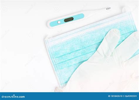 Coronavirus Covid 19 Outbreak Medical Gloves Surgical Mask